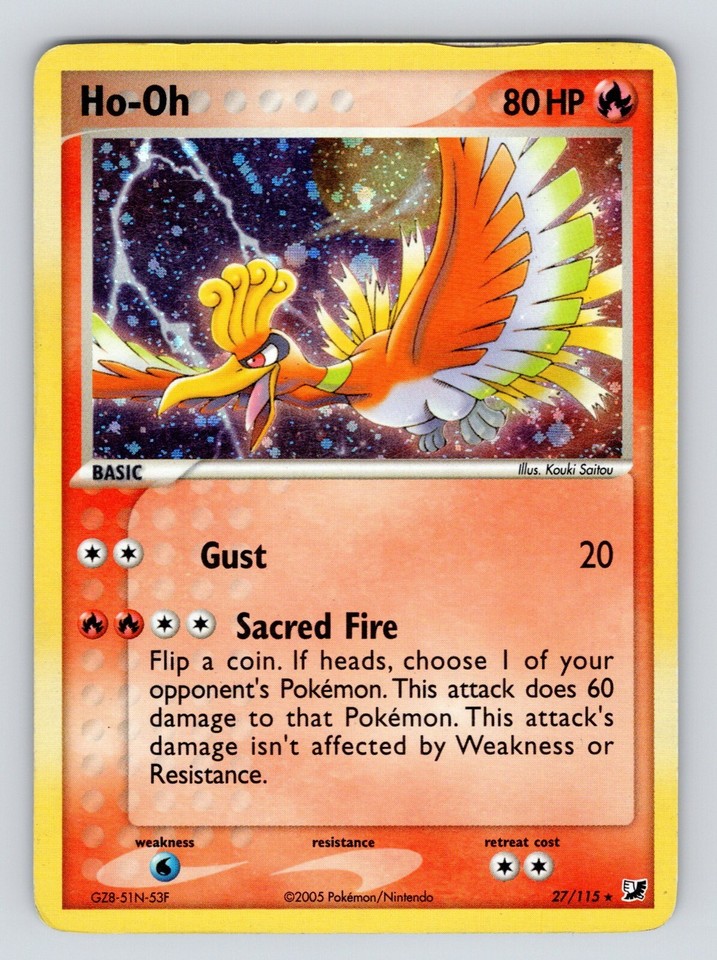 PL Holo Ho-Oh Unseen Forces Holo Rare 27/115 Pokemon Card | eBay