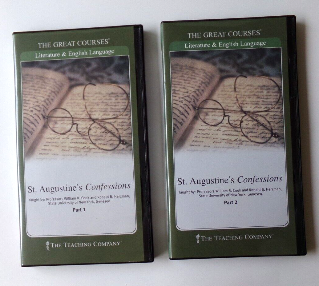 St. Augustine's Confessions THE GREAT COURSES 4 DVD's & 2 GUIDEBOOKS 9781565858787 | eBay