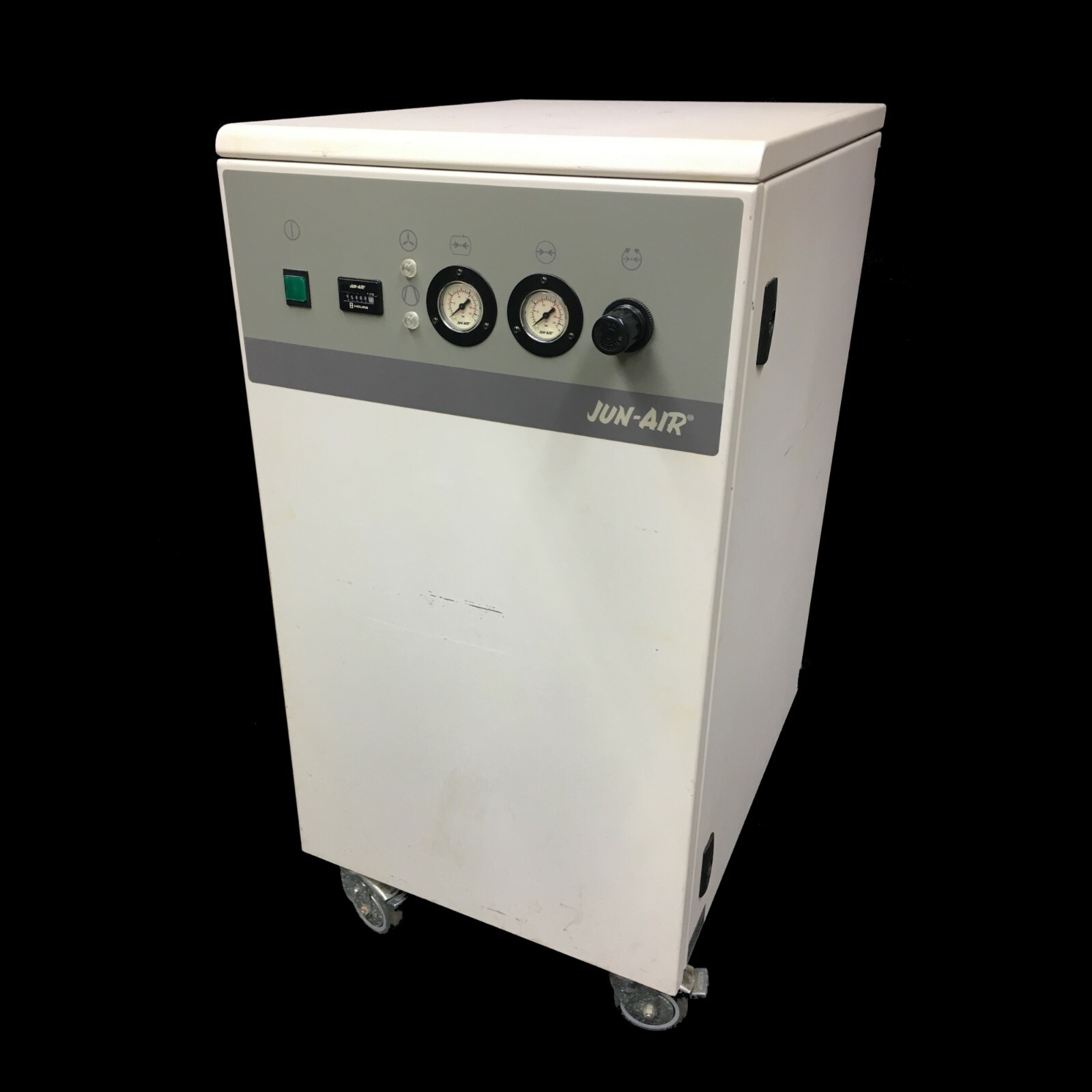 Jun-Air OF302-25MD2 Oil-less 25Liter 120 PSI Quiet Dental Compressor w ...