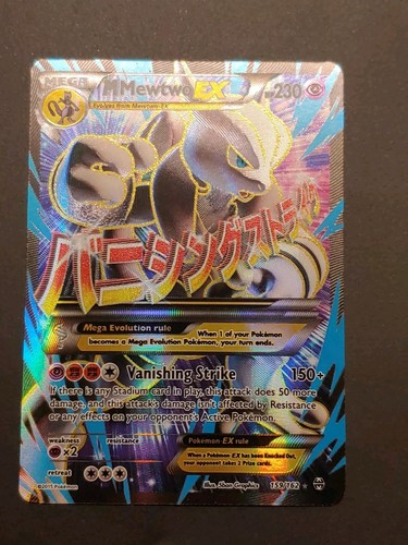 Mega M Mewtwo EX 159/162 Full Art Breakthrough Pokemon Card | eBay