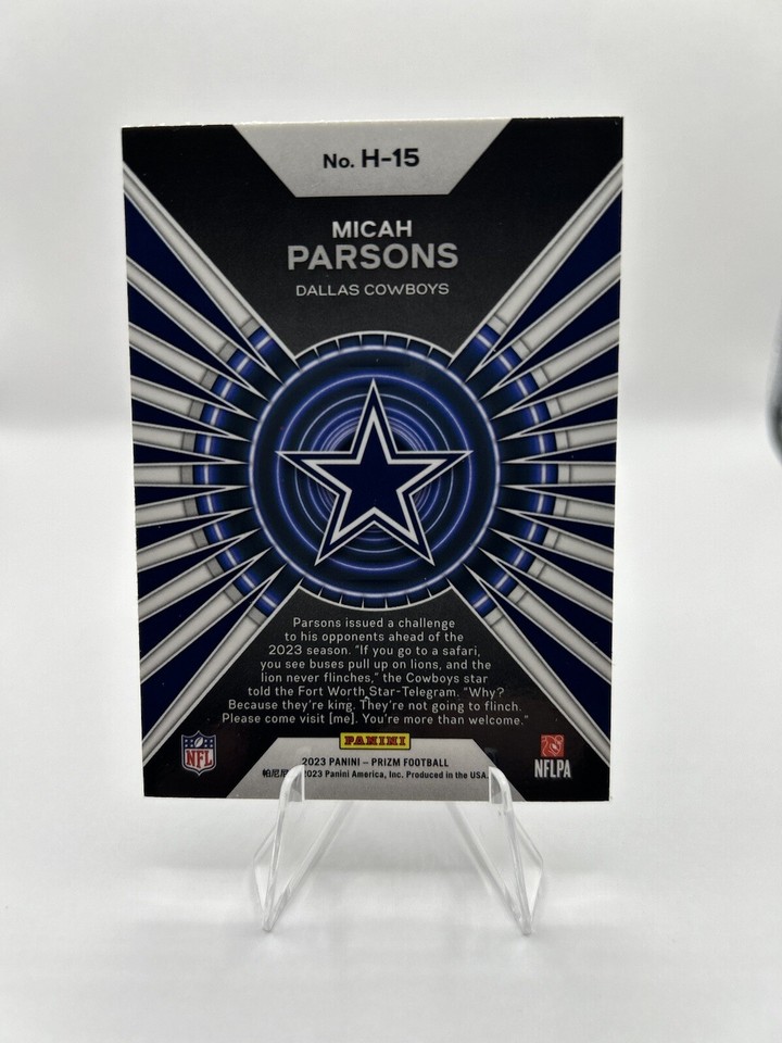 Micah Parsons HYPE 2023 Panini Prizm Football Card #H-15 | eBay