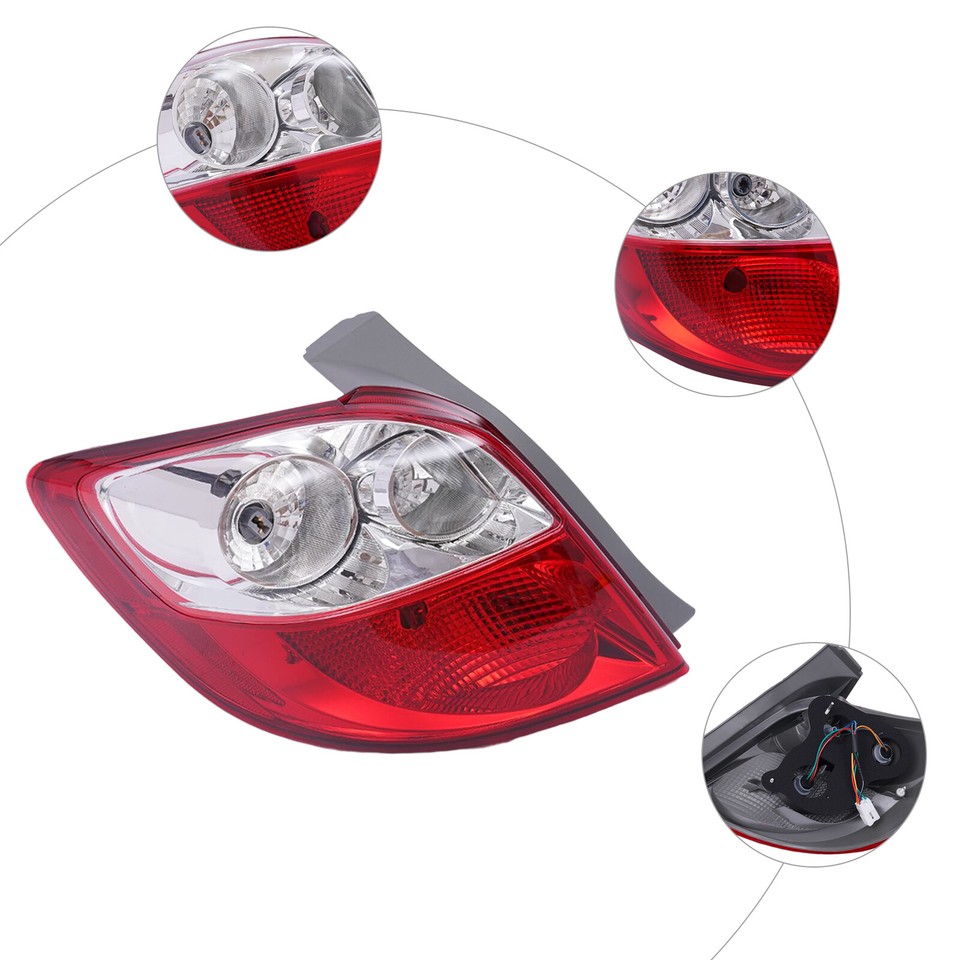 Tail Light Left Side Halogen Brake Lamp Clear Lens Fits Toyota Matrix ...