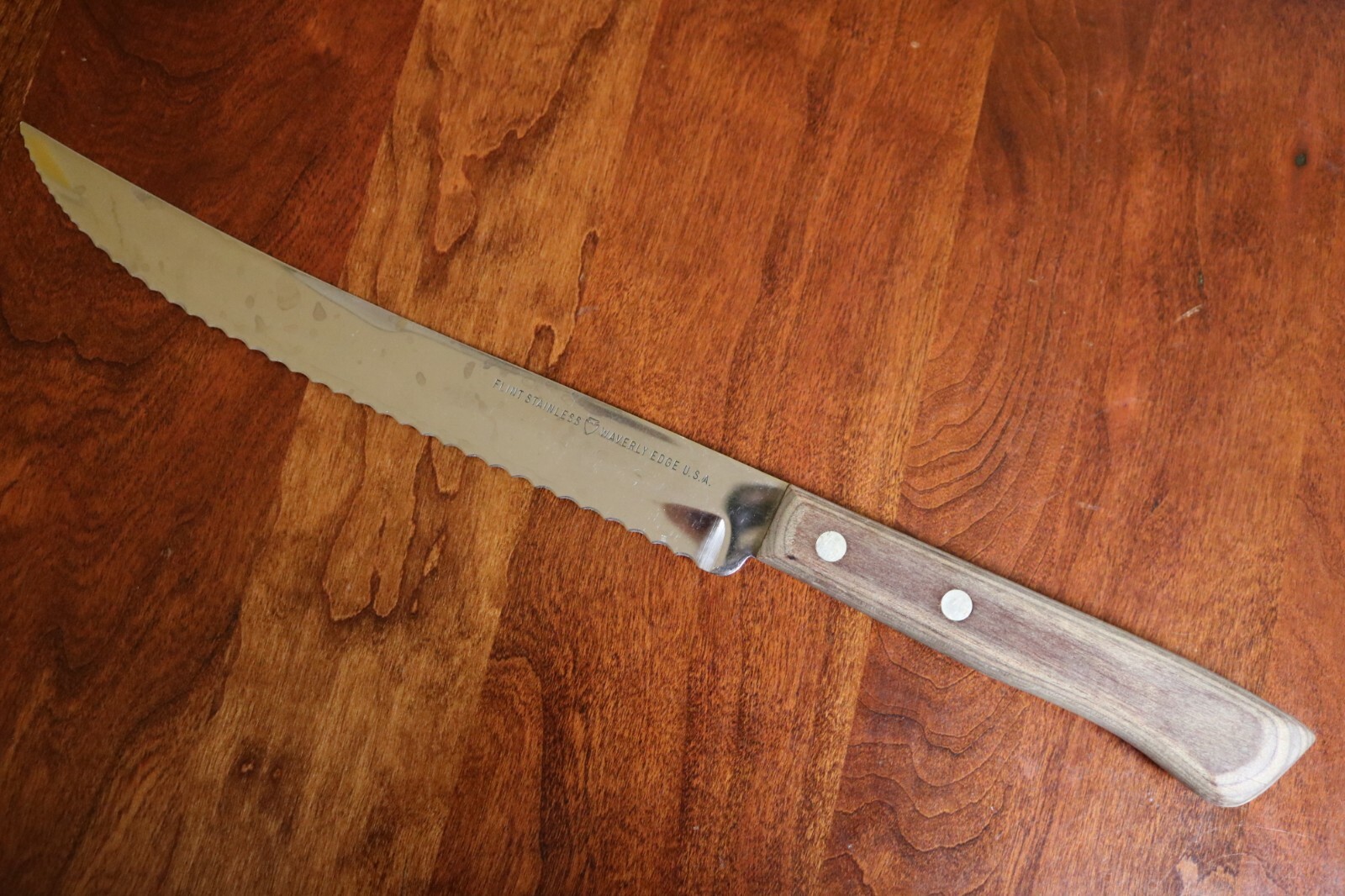 Flint Stainless Waverly Edge 14 in. Serrated Knife USA | eBay