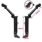 Adjustable Black Frame Mounted Highway Peg Mounts For Harley Touring ...