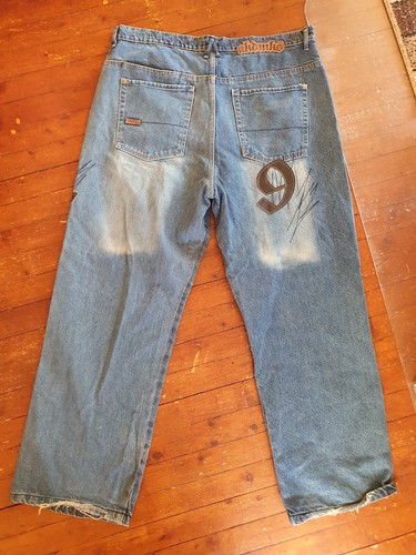 Akademiks Akdmks Jeans Vintage Y2K Baggy Embroidered sz 38 | eBay