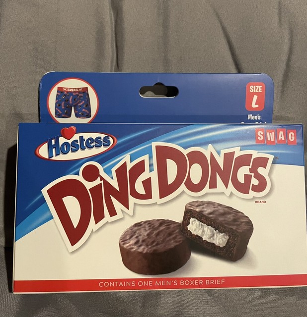 Mens Hostess Ding Dong SWAG Boxer Briefs Gift Box Size Large Funny for ...