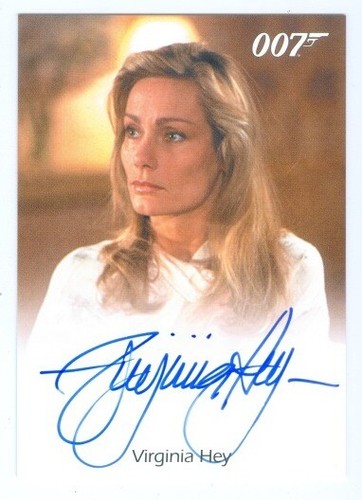 VIRGINIA HEY "RUBAVITCH AUTOGRAPH CARD" JAMES BOND IN MOTION | eBay