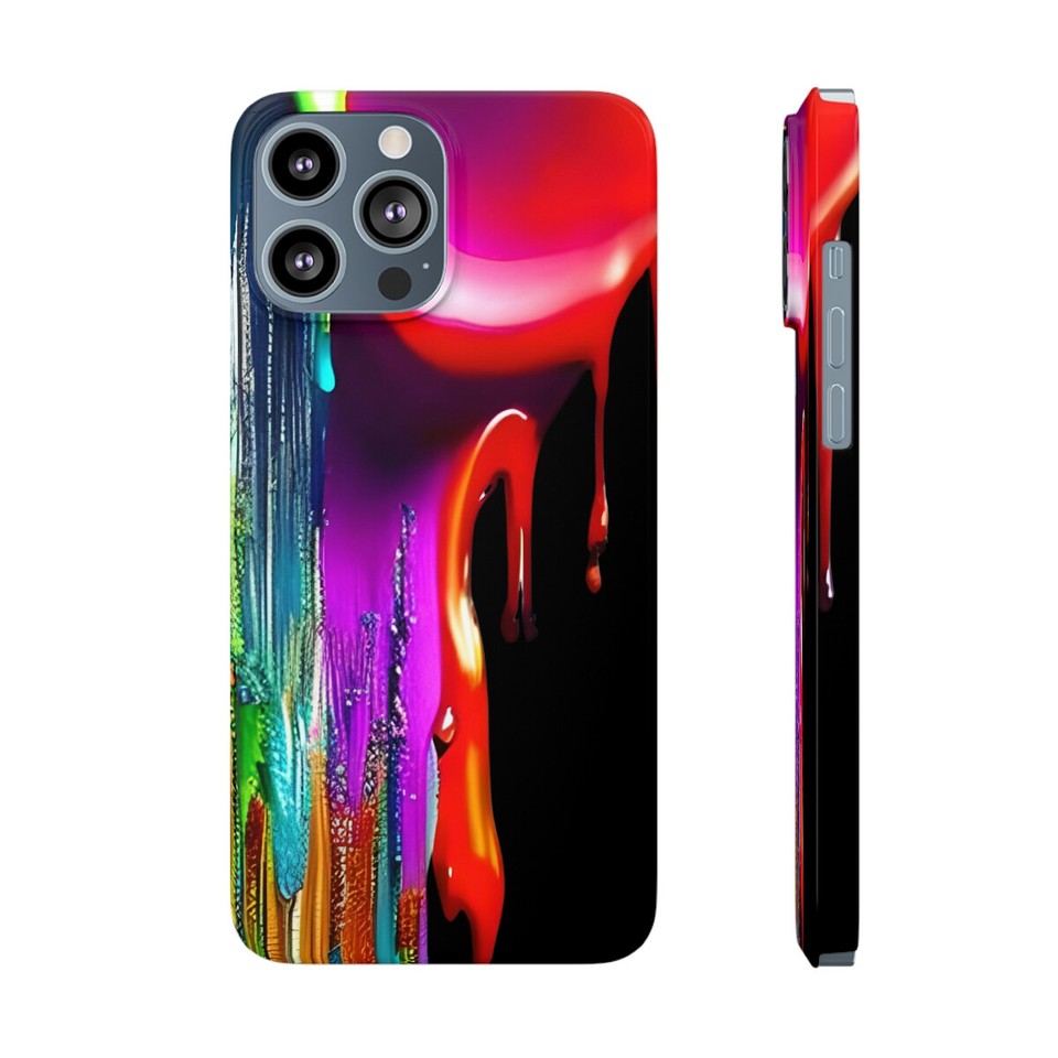 Paint Drip Graphic Design Protective Phone Case Slim Phone Cases, Case ...