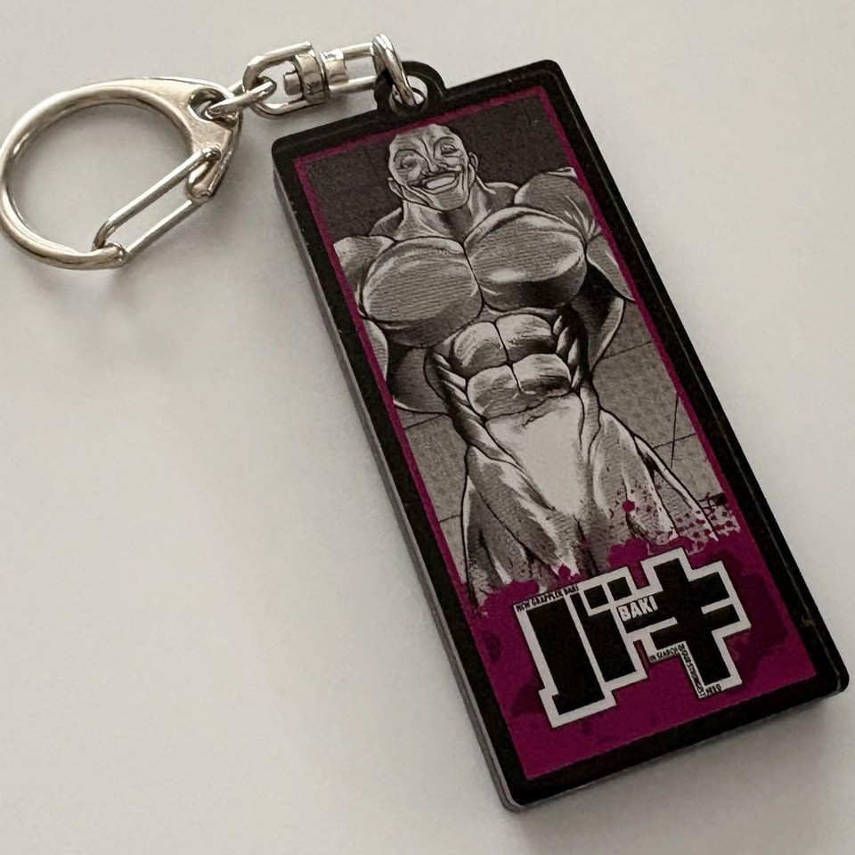 Grappler Baki Baki Exhibition Acrylic Keychain Biscuit Oliva | eBay