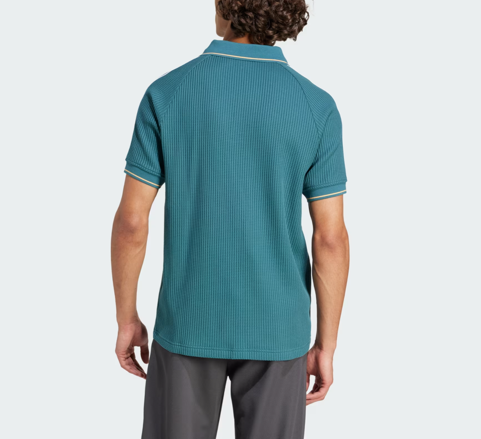 Adidas Originals Waffle Knit Polo Short Sleeve Shirt Men's Size XL ...