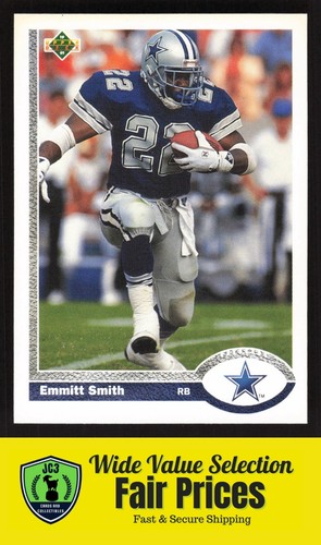 1991 Upper Deck Emmitt Smith #172 Dallas Cowboys Football Card | eBay