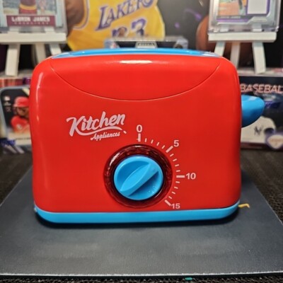 Kids Pretend Toaster Play Kitchen Toy. Toast Pops Up,when Done. | eBay