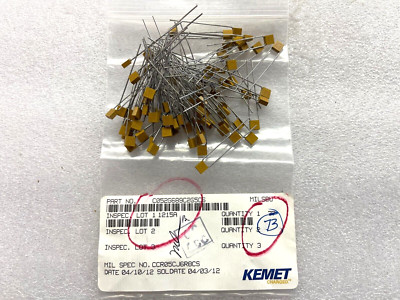 (5 PIECE LOT) C052G689C2G5CS, CCR05CJ6R8CS, Cap Cer 6.8pF 200V C0G 0 ...
