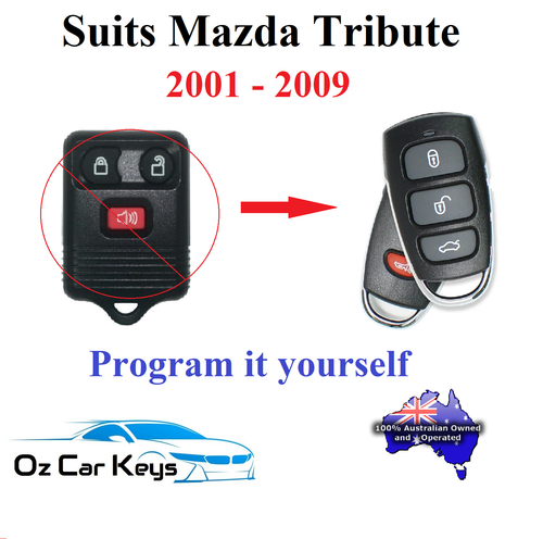REMOTE KEY LESS FOR MAZDA TRIBUTE 2001 2001 2003 2004 2005 2006 2007 ...