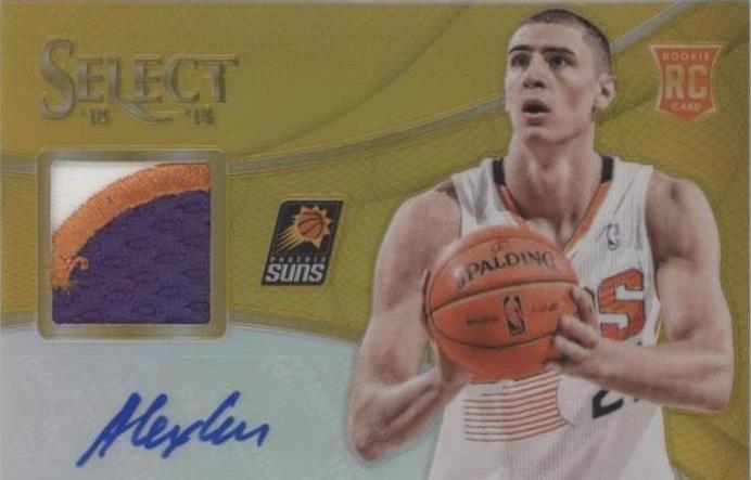 2013-14 Panini Select - Rookie Jersey Autograph Alex Len #27 Gold Prizm ...