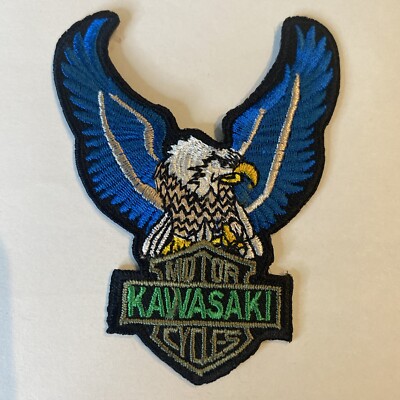 New Kawasaki Motorcycles Motorcycle Eagle Patch | eBay