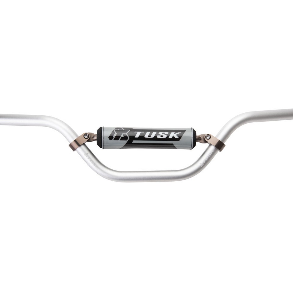 Tusk T-10 Aluminum 7/8" Handlebar YZ Mini Bend Silver Dirt Bike ...