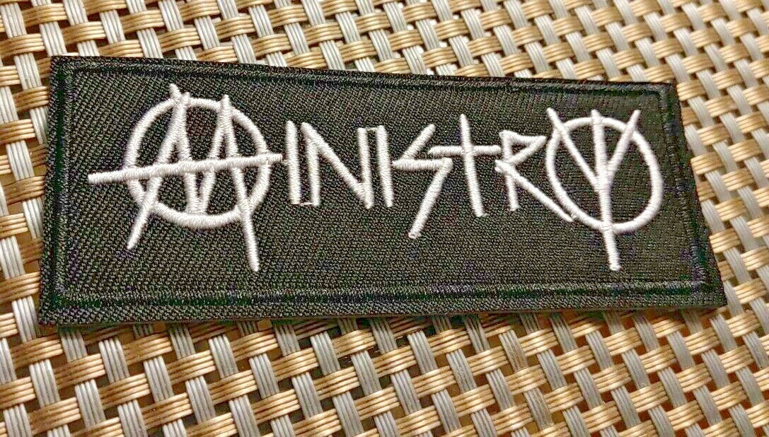 Ministry (band) Embroidered Patch Iron-On Sew-On US shipping | eBay