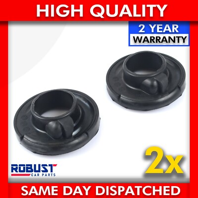 2X REAR LOWER RUBBER SPRING SEAT CUP MOUNT FOR VW T5 TRANSPORTER (2003 ...