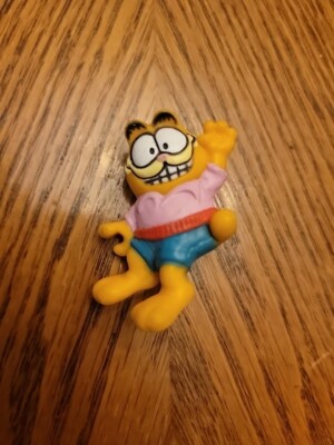 Vintage Garfield Figure Figurine Toy 1978 1981 United Feature Syndicate ...