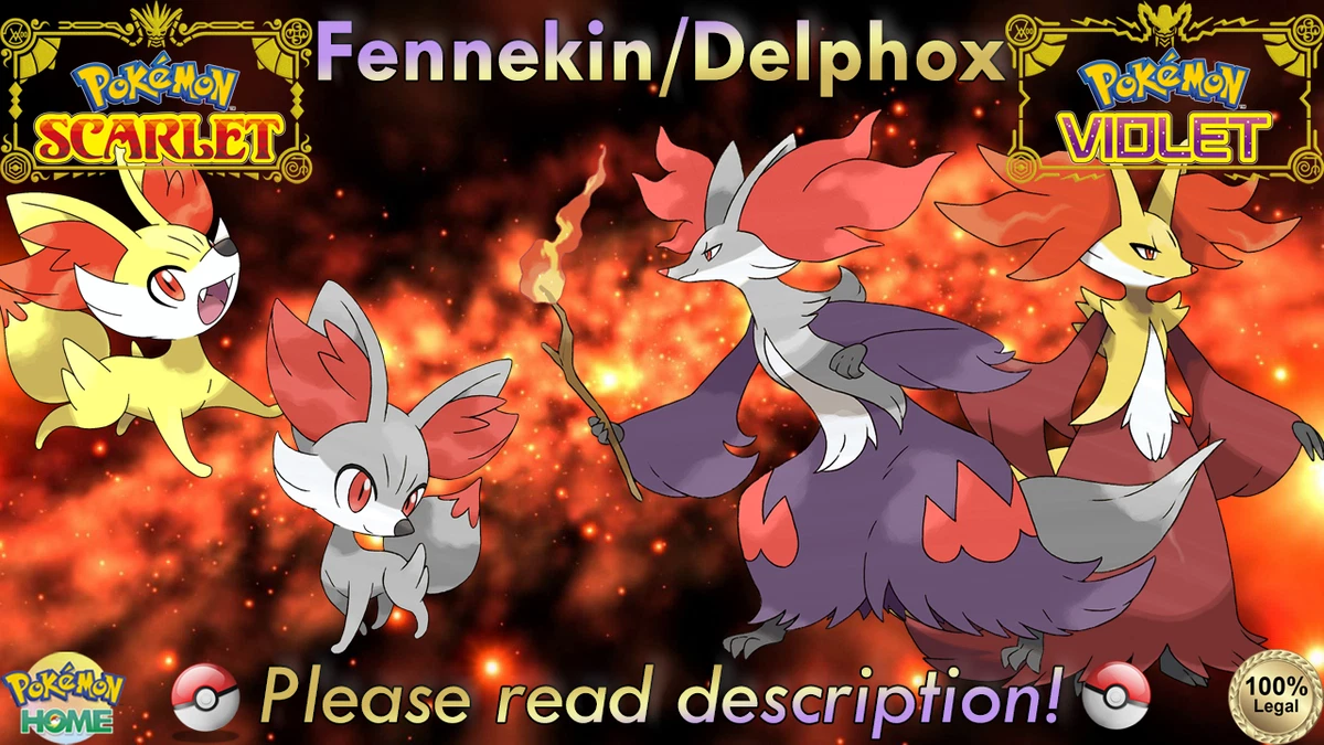 Pokemon Fennekin Shiny