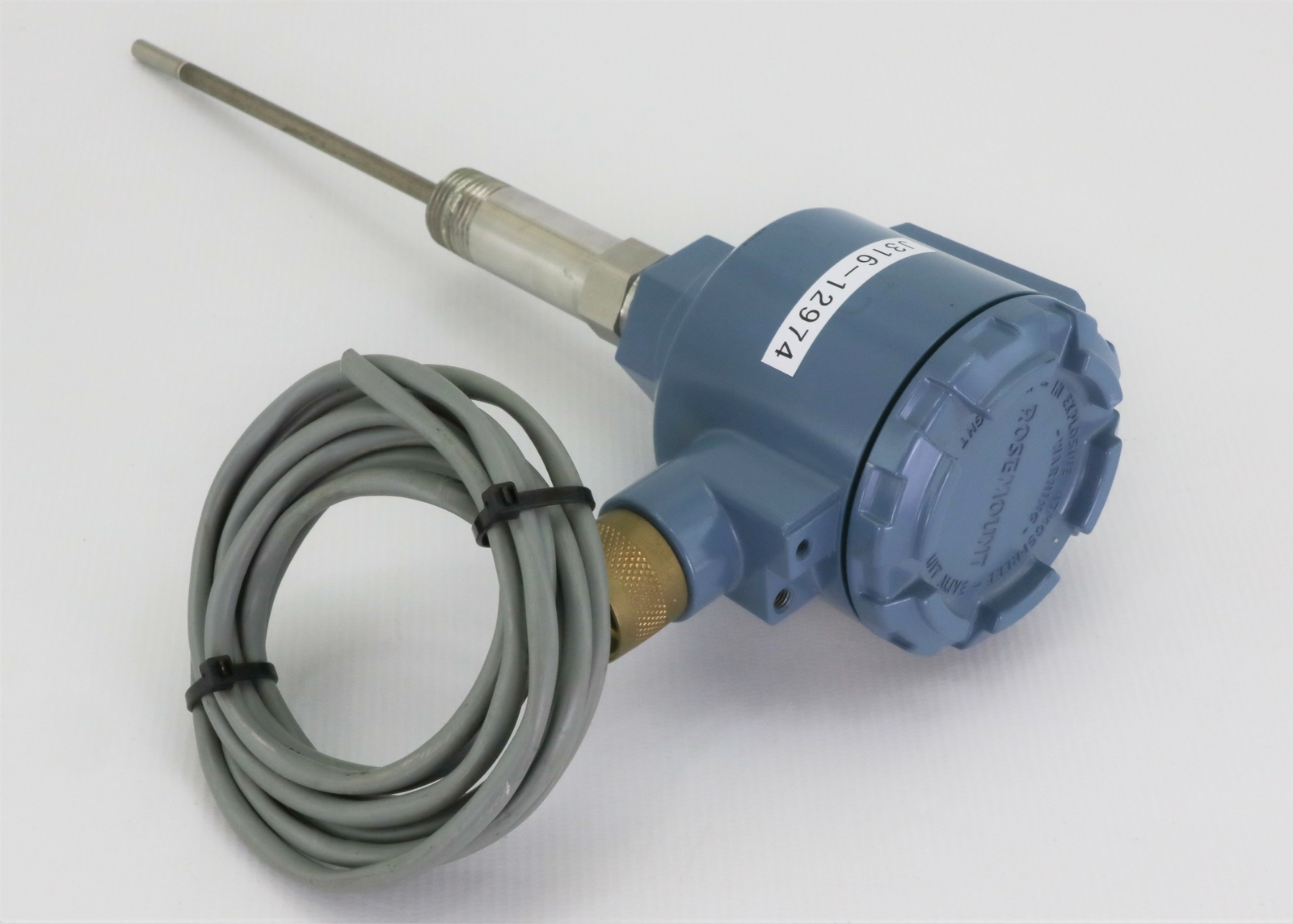 12974 ROSEMOUNT TEMP TRANSMITTER, PT100_385 4 WIRE, 0~50°C ...