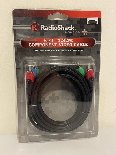 Radio Shack 6-Ft (1.82m) Component Video Cable 15-230 | eBay