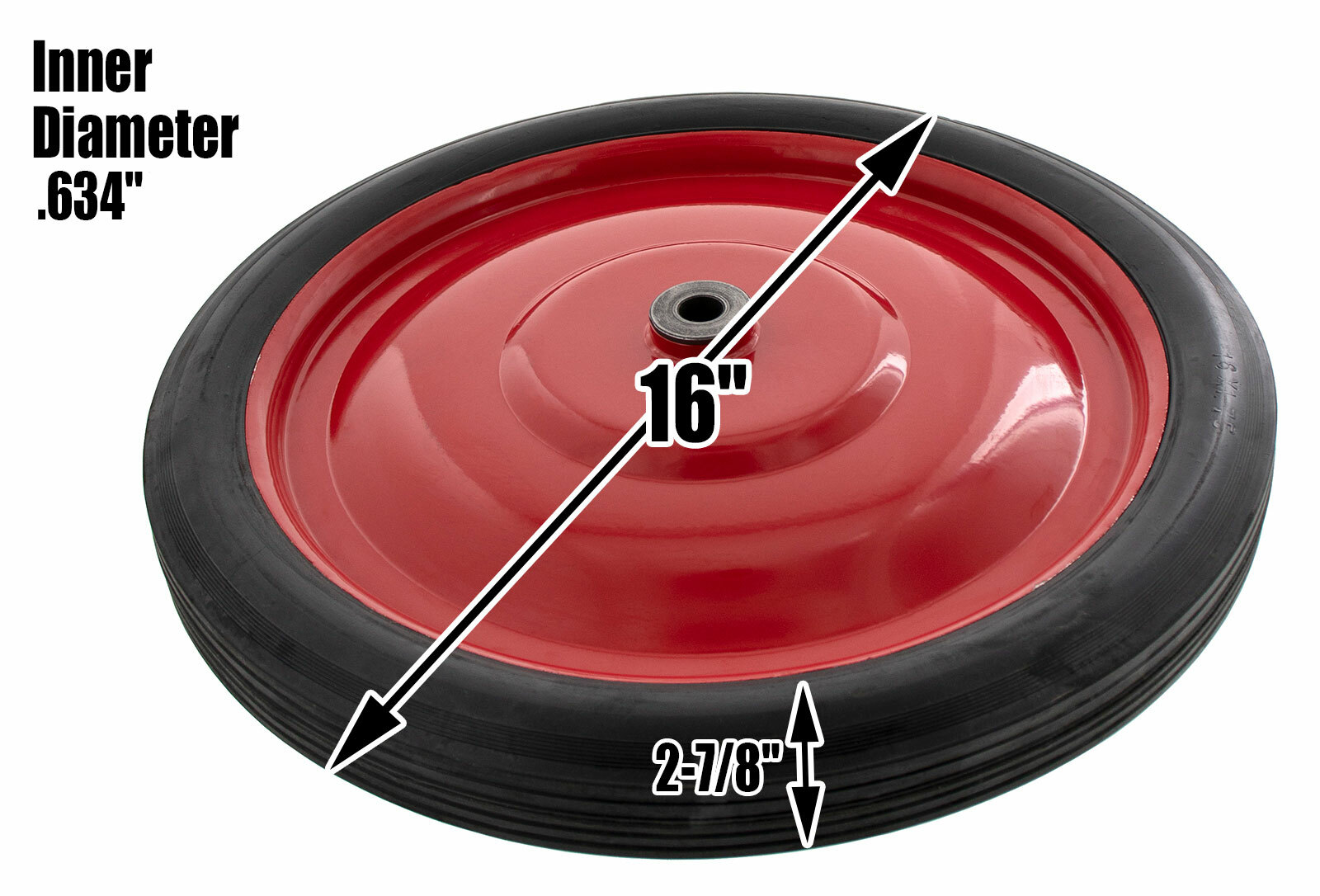 Steel Dragon Tools 27442 16" Wheel Fits SDT 92462 Pipe Threader Cart ...