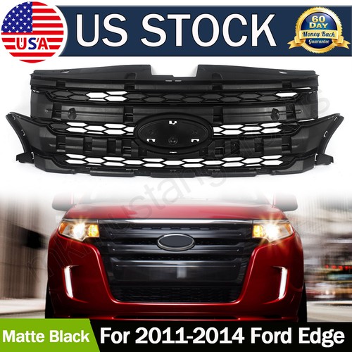 Front Bumper Upper Grille Grill Mounting Panel Black For 2011-13 2014 ...
