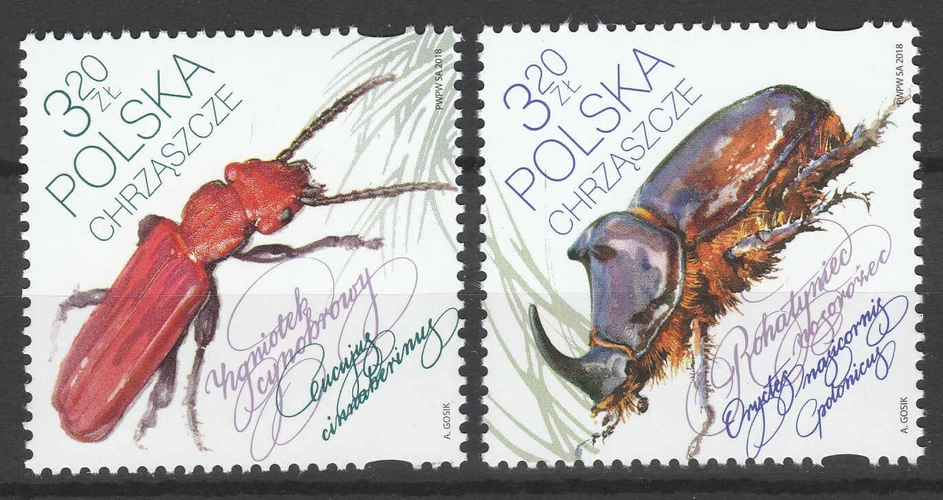 Poland 2018 Insects 2 MNH stamps | eBay