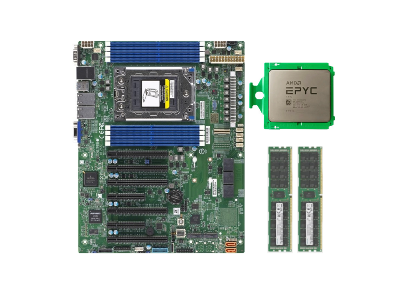 Supermicro H12SSL-i Motherboard With AMD EPYC 7282 CPU, 16GB-512GB ...