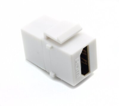 HD 2.0 White Keystone Adapter Coupler F/F | eBay