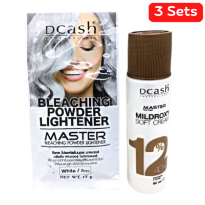 DCASH Master Hair Bleaching Powder Lightener Dye Color Bleach White New ...