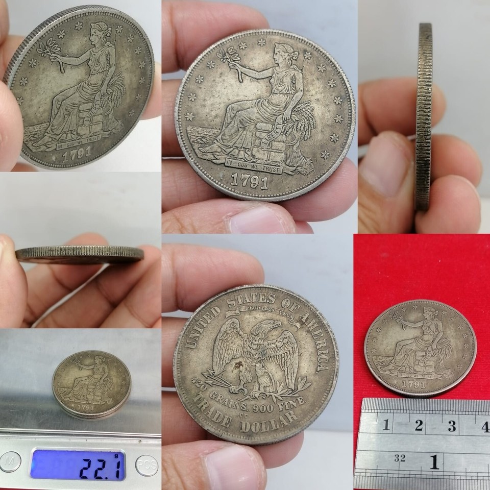 Unique first American 1791 dollar coin stunning piece | eBay