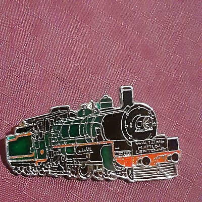 AUSTRALIA WALTZING MATILDA Museum RAILROAD LOCOMOTIVE PIN Hat train ...