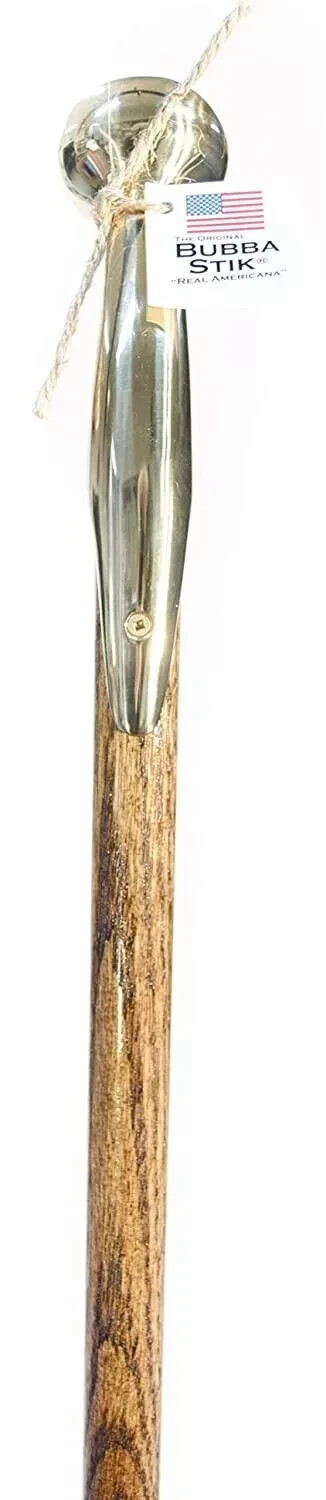 ANTIQUE CLASSIC BRASS BUBBA HEAD HANDLE BROWN 3 FOLD … - Gem