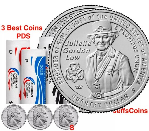 2025 P D S Juliette Gordon Low Girl Scouts Quarter PDS Coin Set BEST | eBay