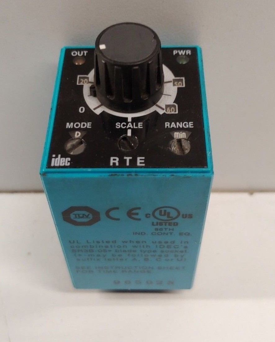 GUARANTEED GOOD! IDEC 24V ELECTRONIC TIMER RELAY RTE-B1AF20 | eBay