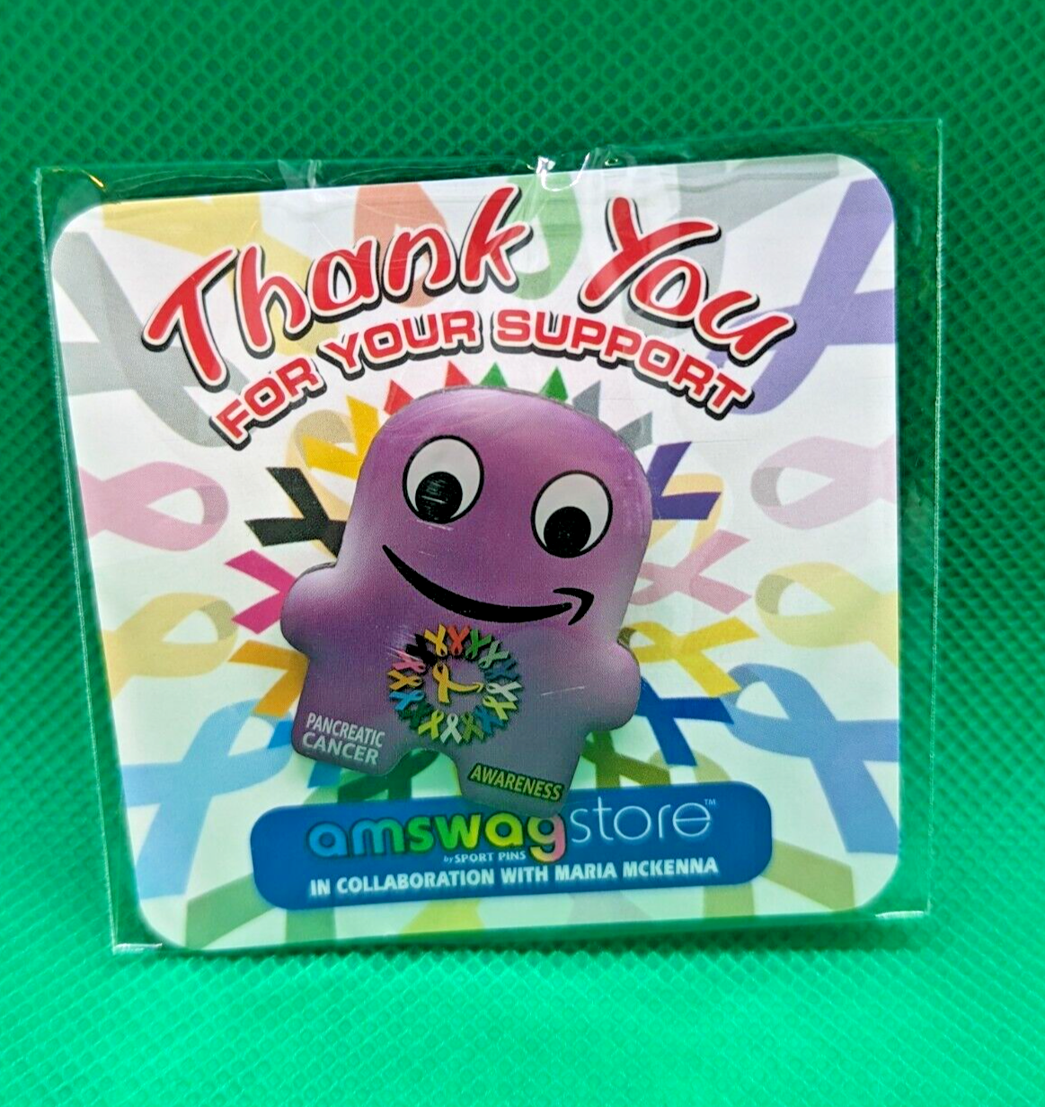 Amazon PECCY Pin Special Pancreatic Cancer Awareness Support Thank you ...