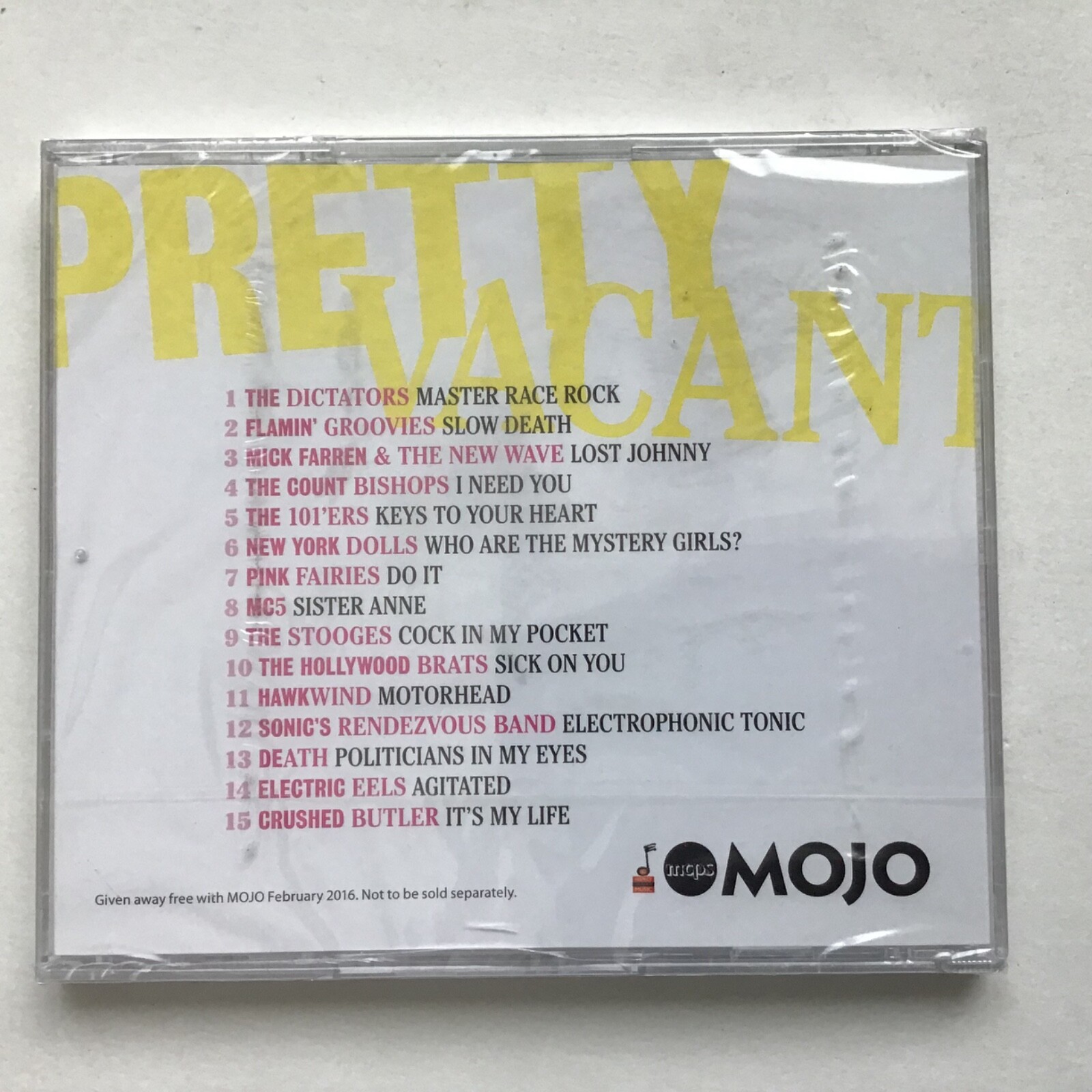 Pretty Vacant Mojo Presents 15 Pre-Punk Nuggets Stooges Flaming ...