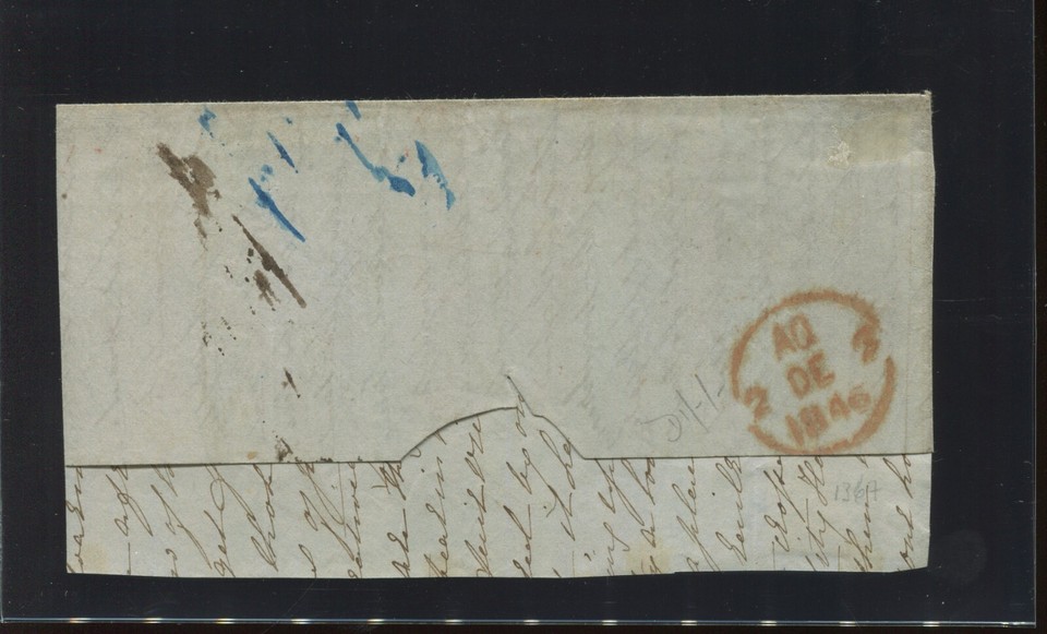 9X1 Washington Postmaster Provisional Used on Partial Cover NY to ...