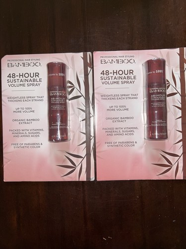 (2) NEW Alterna Bamboo Volume 48-Hour Sustainable Volume Hair Spray 4.2 ...