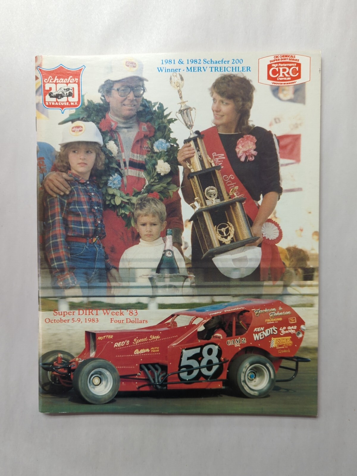 1983 Super Dirt Week Program Modifieds and World of Outlaws Sprint Cars ...