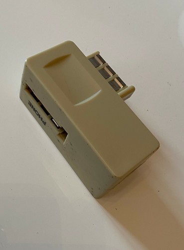 Phone jack + ADSL filter / modem - beige - BE | eBay