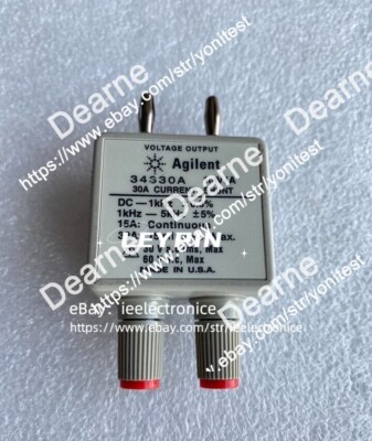1PC USED hp/ AGILENT KEYSIGHT 34330A 30A 1MV/A CURRENT SHUNT//#iee | eBay