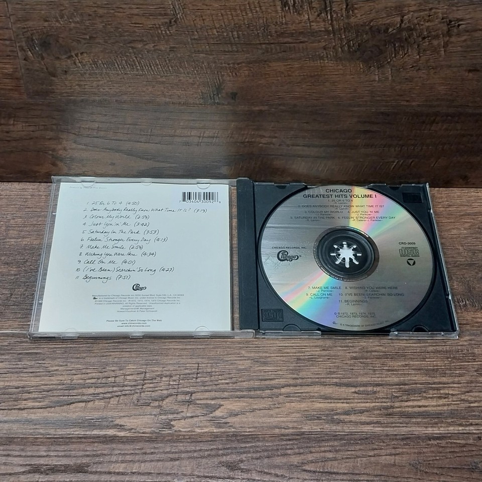 Chicago IX: Chicago's Greatest Hits CD Very Good Condition Classic Rock ...