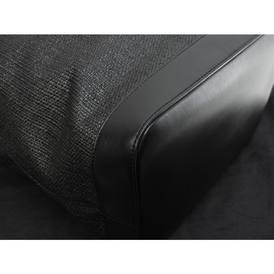 Saint Laurent Tote Bag Teddy YSL Black with Drawstring Inner Shoulder ...