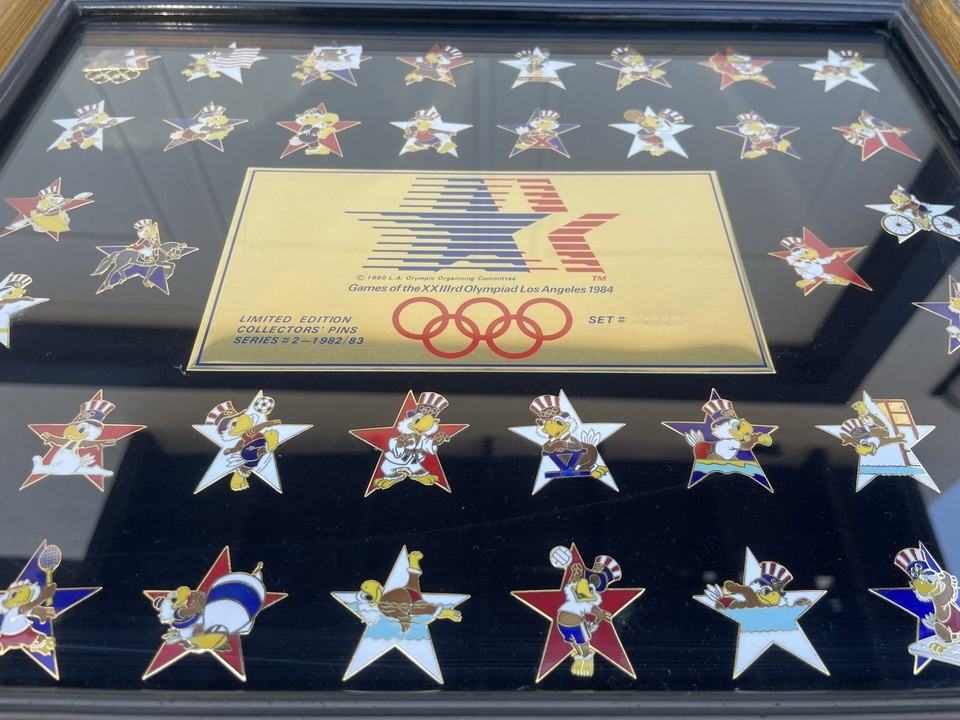 VINTAGE 1984 OLYMPIC PIN SET SERIES 1, 2 & 3 LIMITED EDITION 22223/ ...