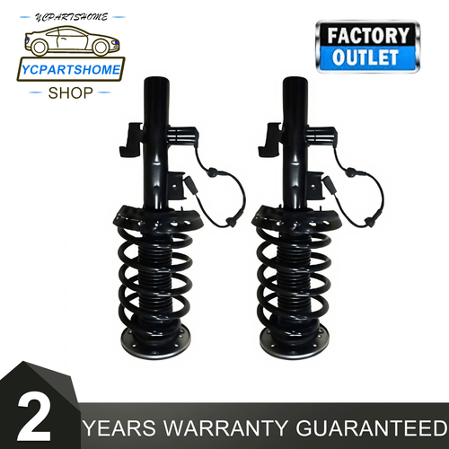 Pair Front L+R Shock Absorber Assembly w/ Electric For Volvo S60 XC70 ...