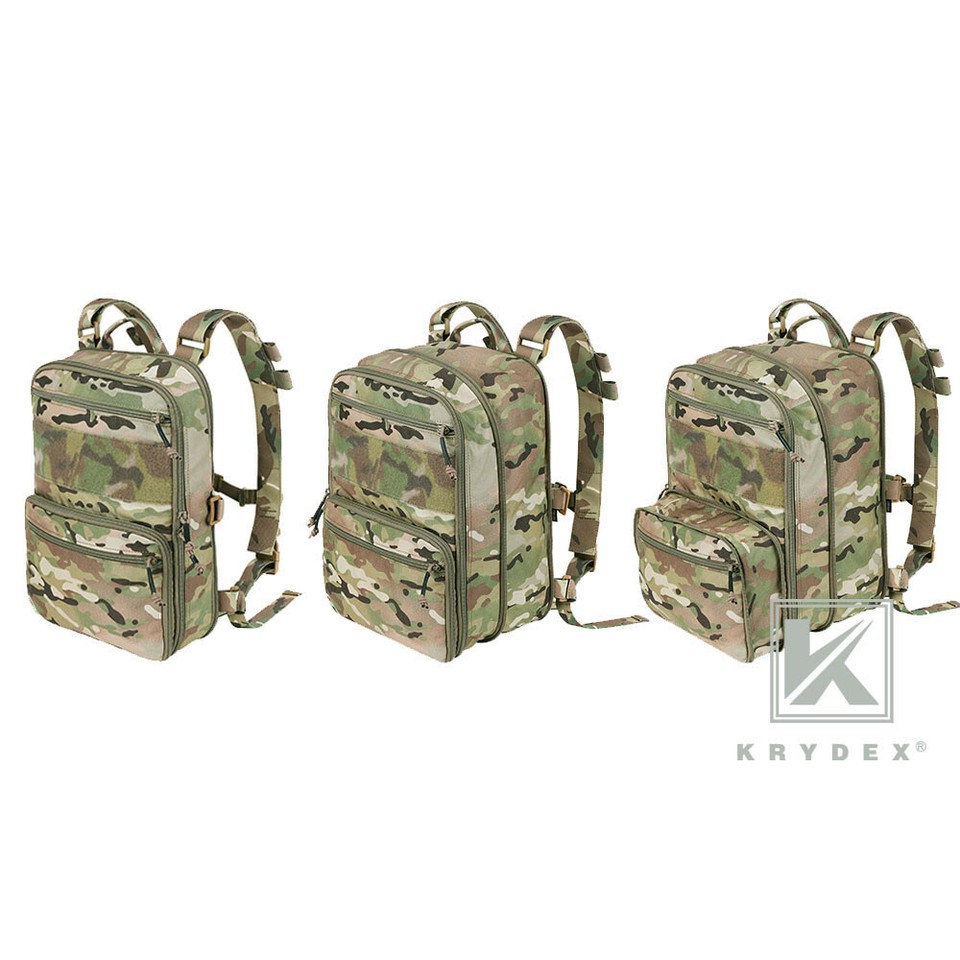 KRYDEX Tactical D3CR Chest Rig Harness Vest D3 Flatpack Backpack MOLLE ...